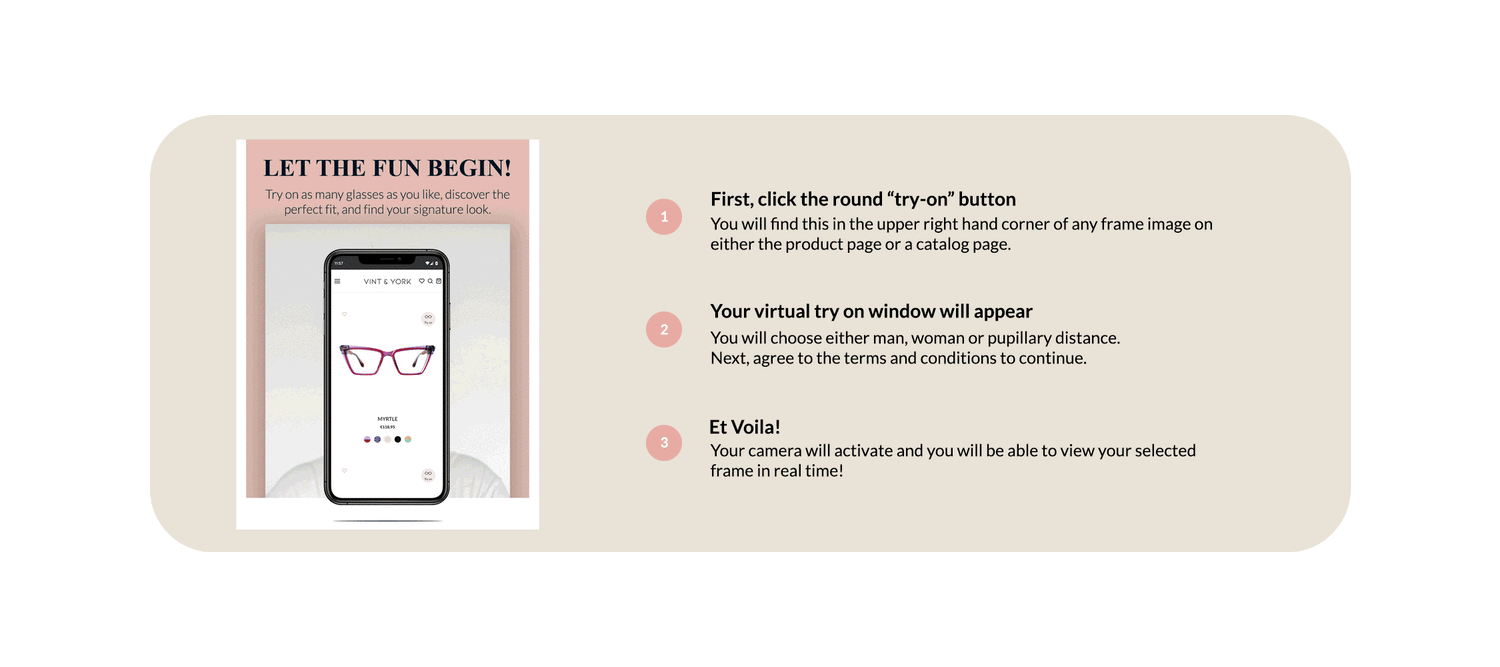 Virtual Glasses Try-on | VINT & YORK