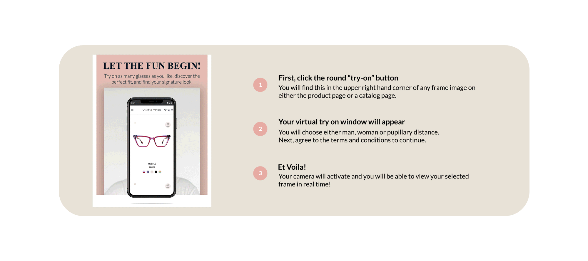 Virtual Glasses Try-on | VINT & YORK