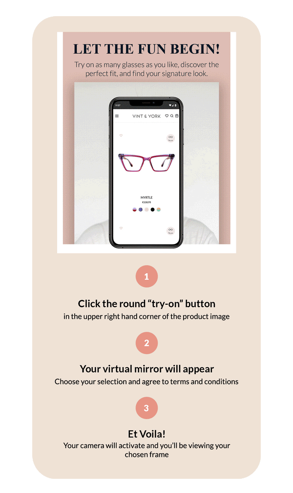 Virtual Glasses Try-on | VINT & YORK